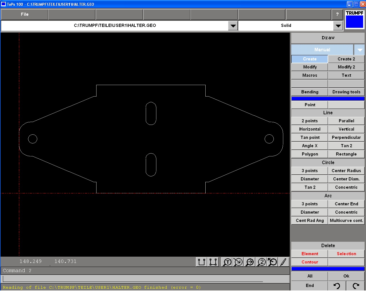 TRUMPF Tops100 V5 » VIP SOFTWARE